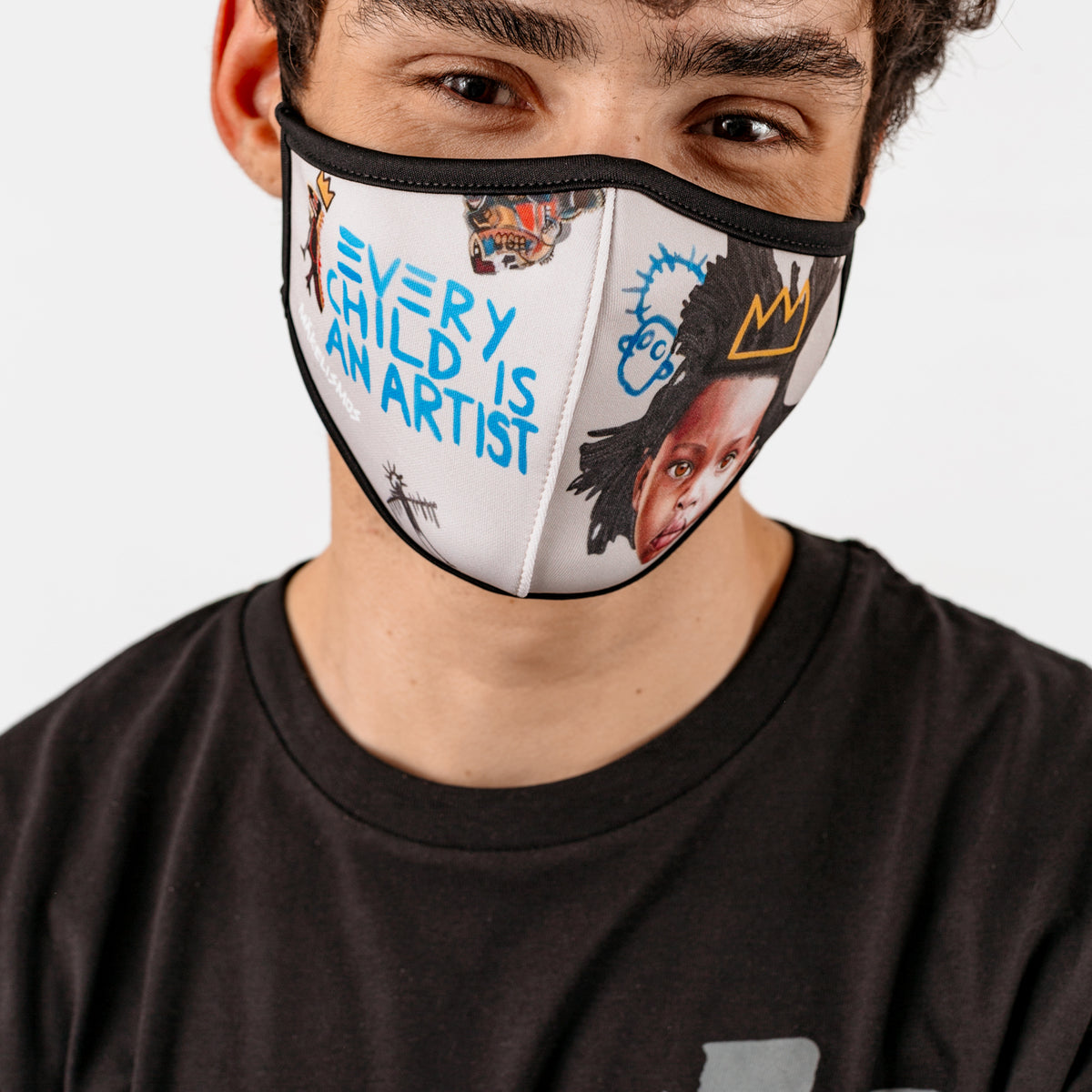 Basquiat Child Mask – Mäkelismos Brand