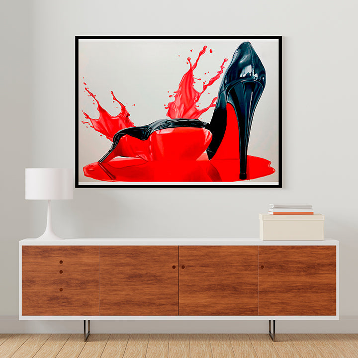 Bloody Shoes Art Print – Mäkelismos Brand