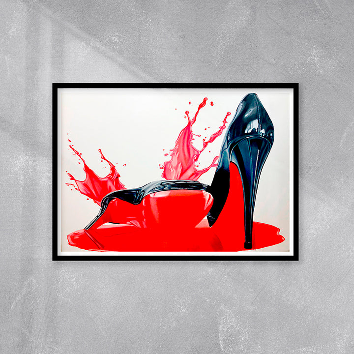 Bloody Shoes Art Print – Mäkelismos Brand